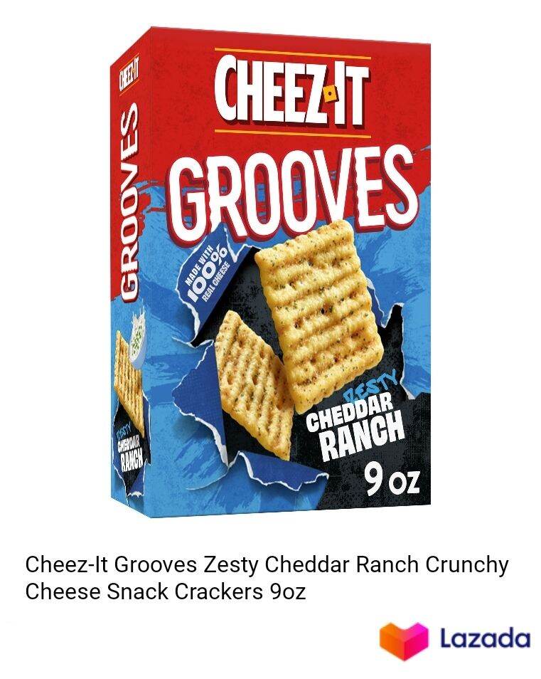 Cheez-It Grooves Cheddar Ranch. | Lazada PH