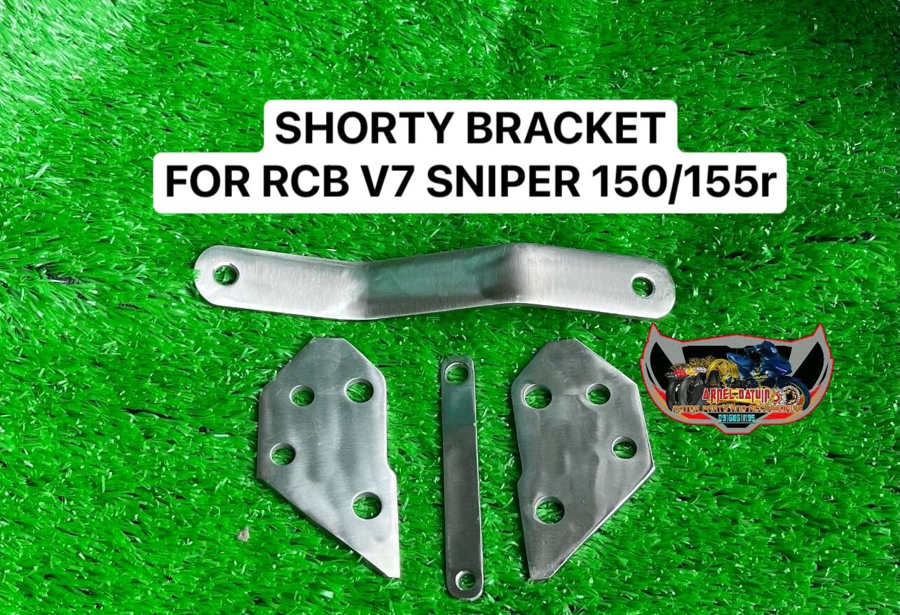 Sniper 150-155 shorty bracket rcb v7 shipter stainless | Lazada PH
