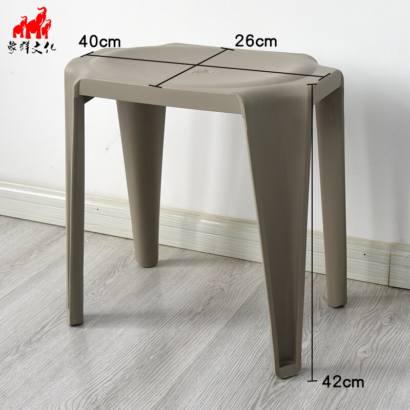 Student Bench Plastic Children's Chair Home Thickened Learning Stool ...