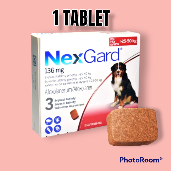 Nexgard Tablet 25-50kg (1Tablet Only w/ STICKER) | Lazada PH