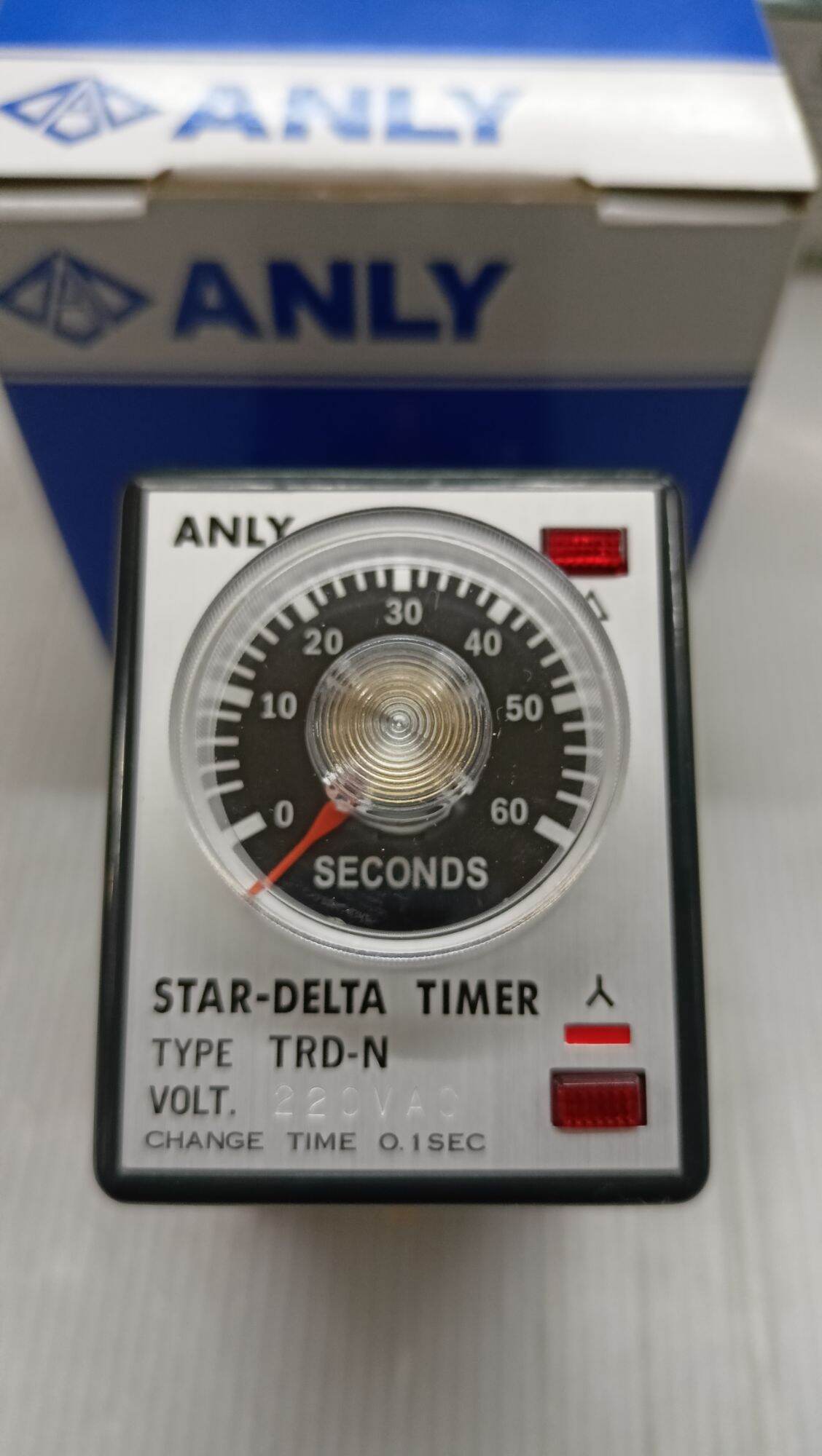 ANLY STAR DELTA TIMER MODEL: TRD-N 220V 8 PIns with BIG SOCKET | Lazada PH