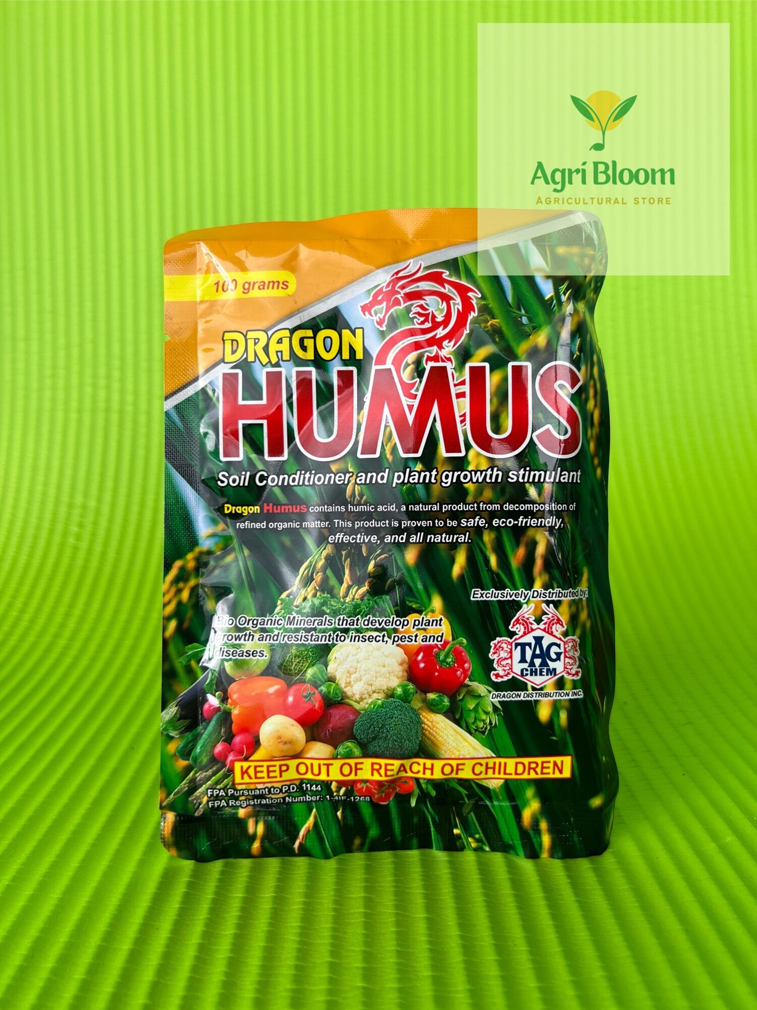 DRAGON HUMUS Plant Growth Stimulant and Soil Conditioner (100 grams ...