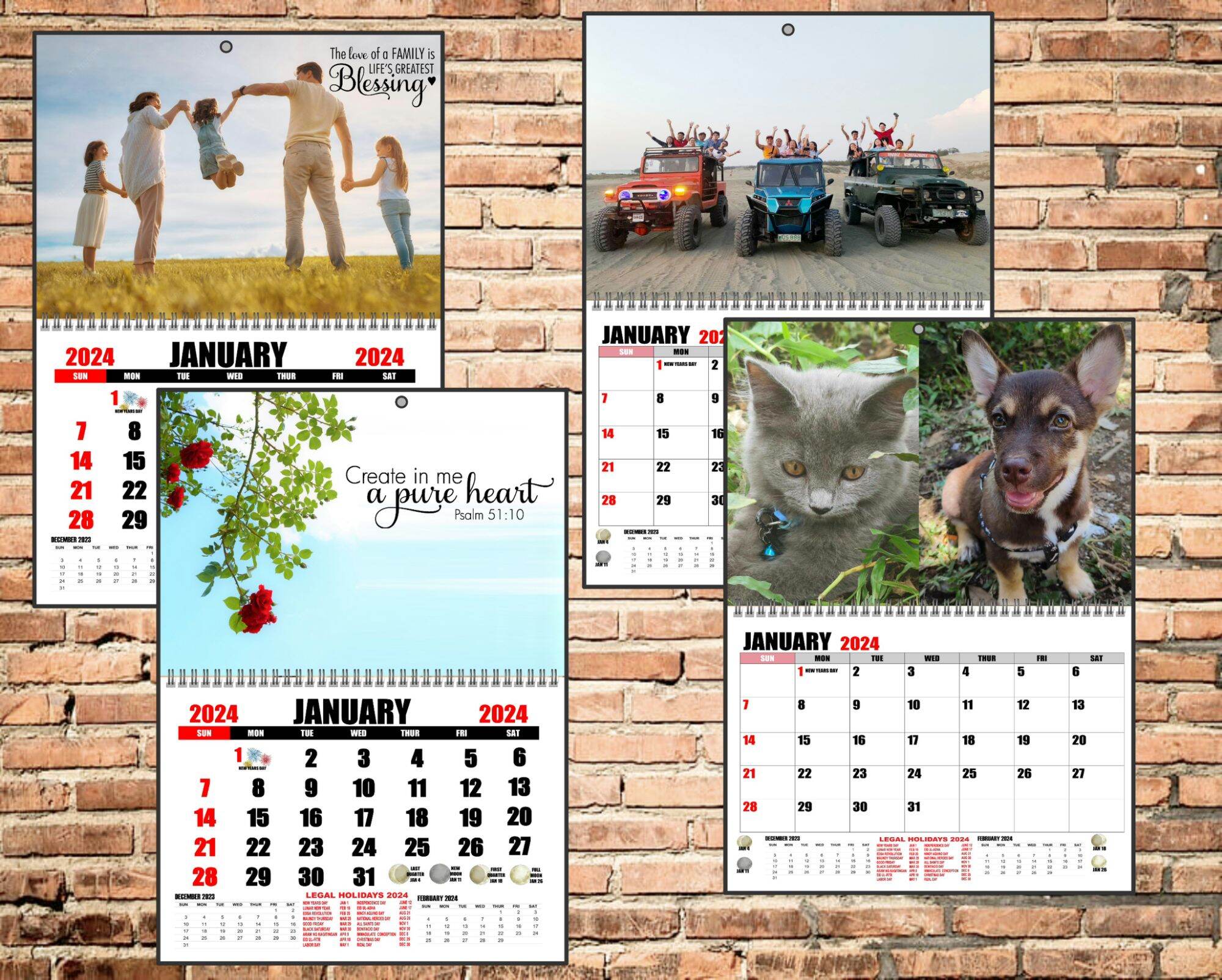 Personalized Wall Calendar 2026 | Lazada PH