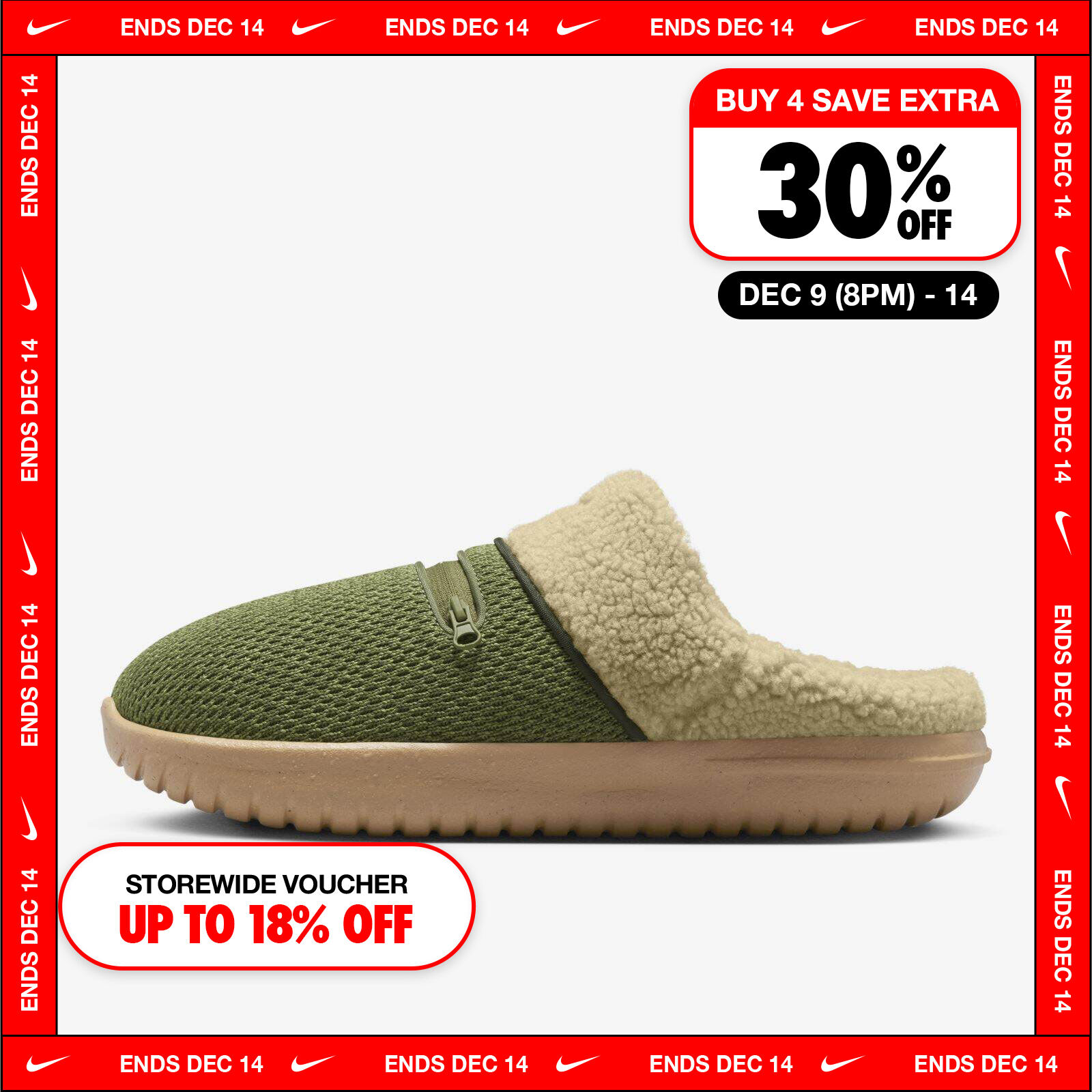 Nike Men's Burrow Slides - Pilgrim | Lazada PH