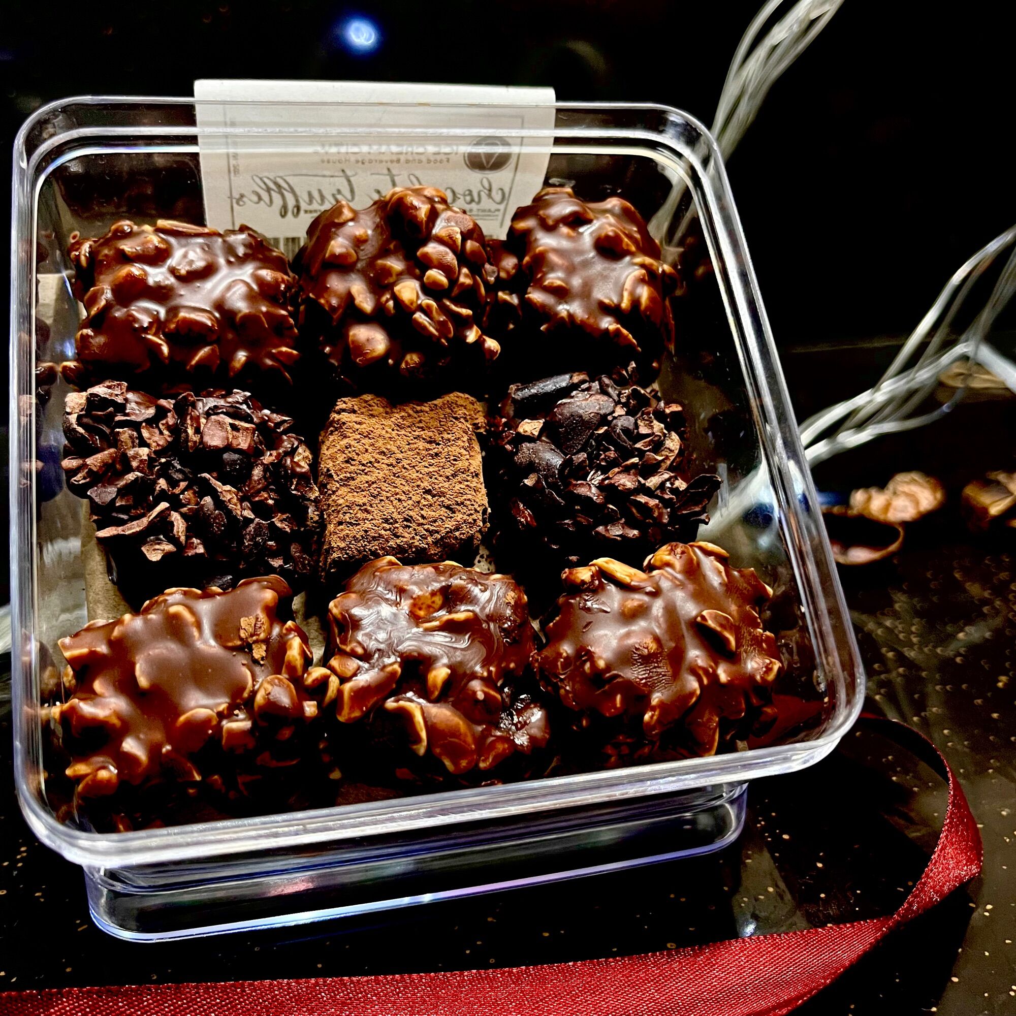 Plant-based, Vegan Truffles Dark Chocolate Truffe Bienheureuse