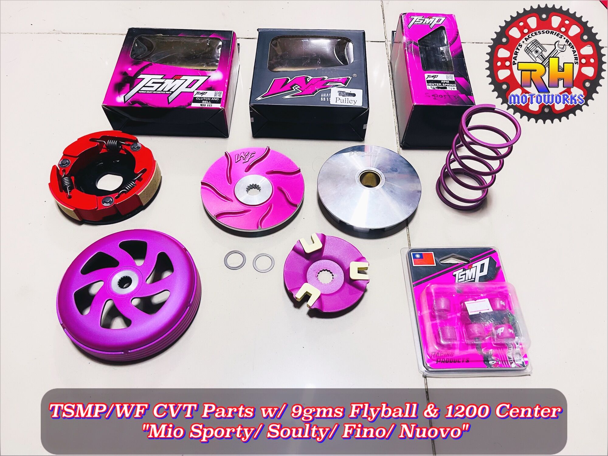 Mio Sporty/Fino/Nuovo/Soulty TSMP WF CVT Set (Optional: Torque Drive ...