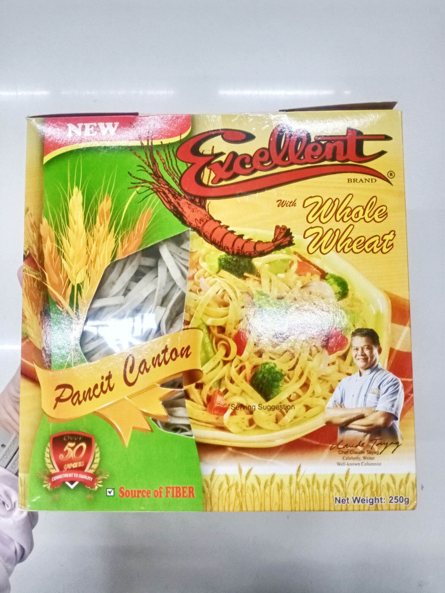 250g Excellent Pancit Canton with Whole Wheat Source of Fiber | Lazada PH