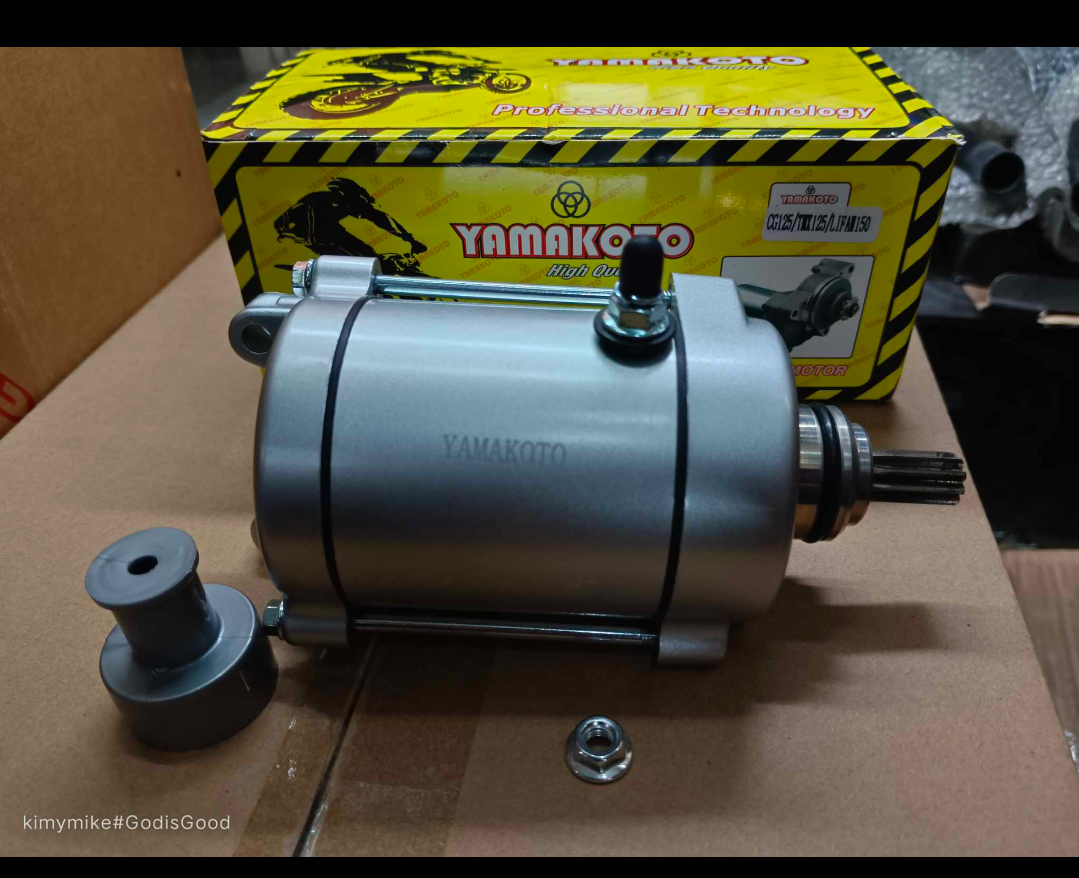 STARTER MOTOR FOR TMX 125/ CG 125/ LIFAN 150 | Lazada PH