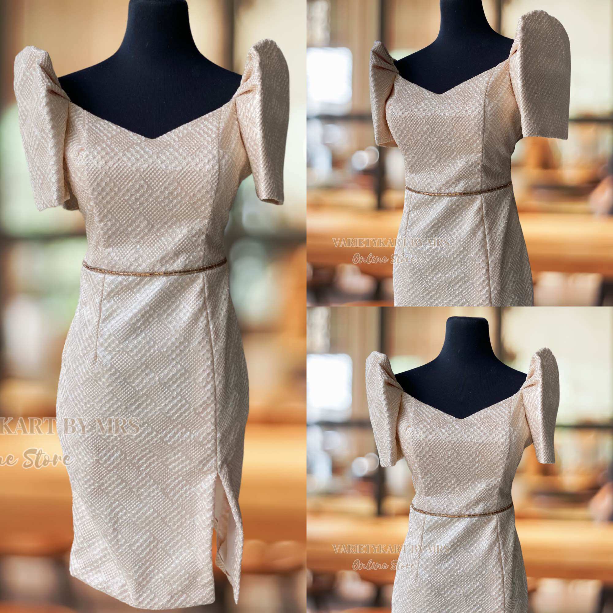 Filipiniana Midi Dress - Eyelet New Design | Lazada PH