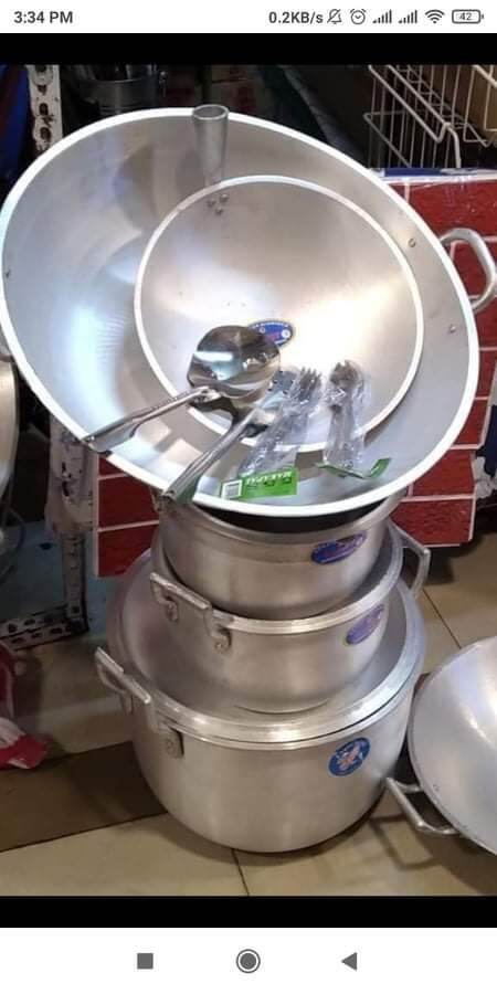 SET KALDERO WITH TALYASI & KAWALI COOKWARE SET | Lazada PH