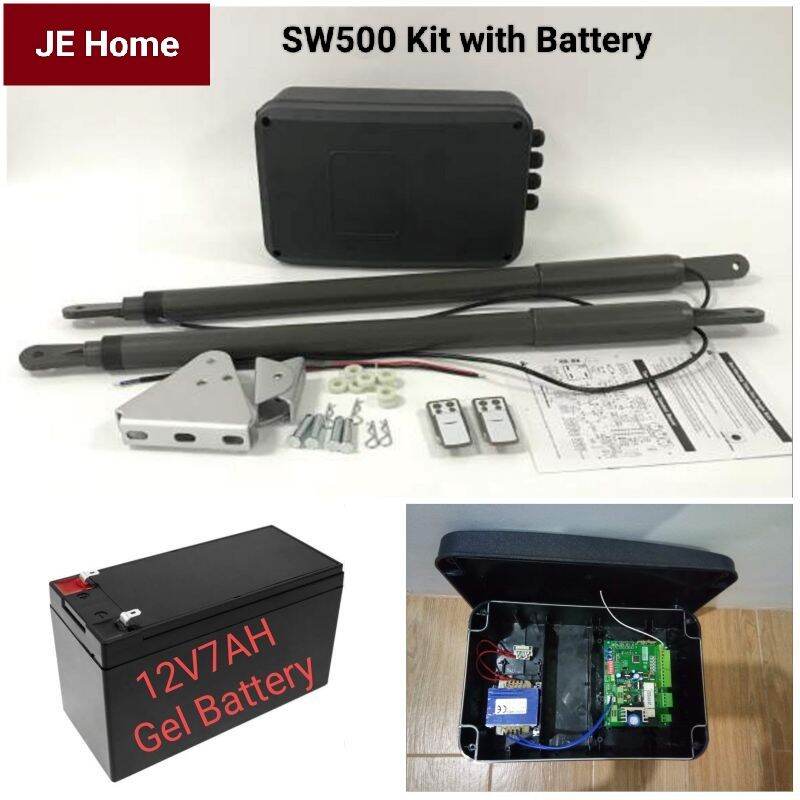 ☑️ Dual Arms Linear Heavy Duty Automatic Swing BiFold Gate Operator ...