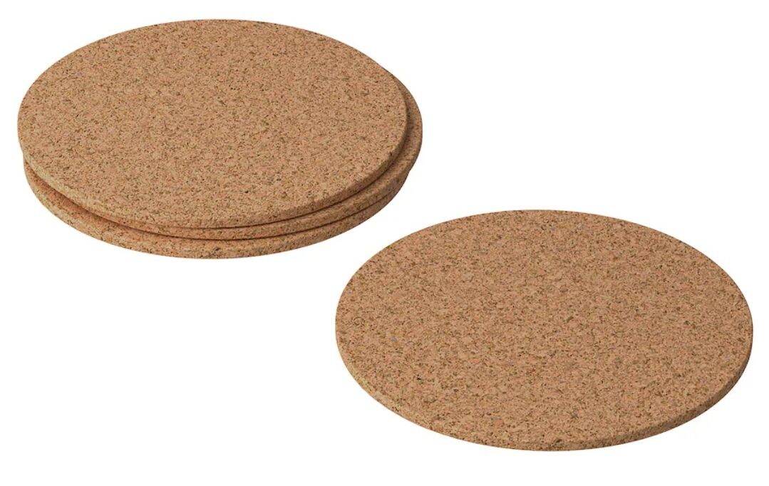 IKEA Coaster, cork, 10 cm (4 ") | Lazada PH