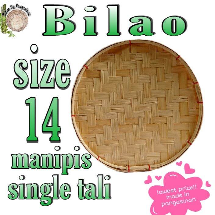 Bilao size 14" mAnipis/single tahi(sold per piece) | Lazada PH