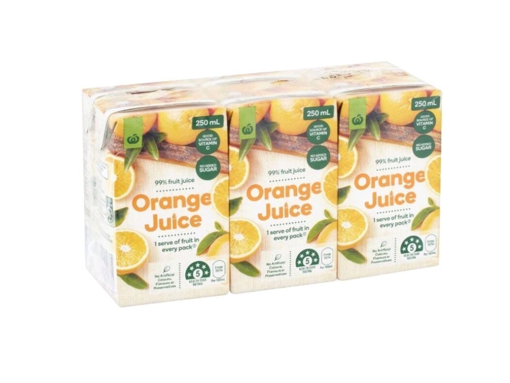 Woolworths Orange Juice (250ml x 6) | Lazada PH
