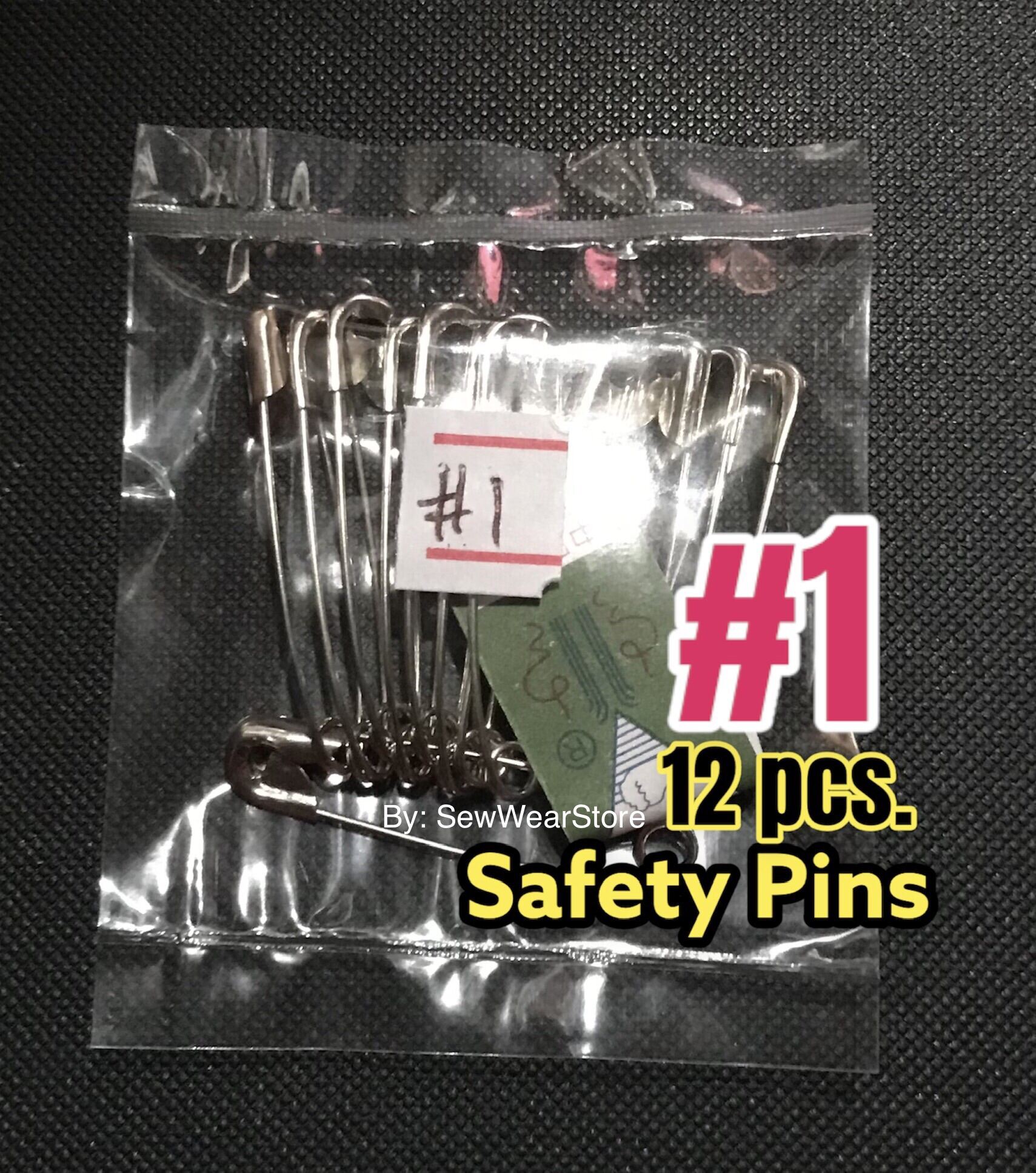 12pcs Safety Pins / Safety Pin / Pardible Many Sizes option | Lazada PH