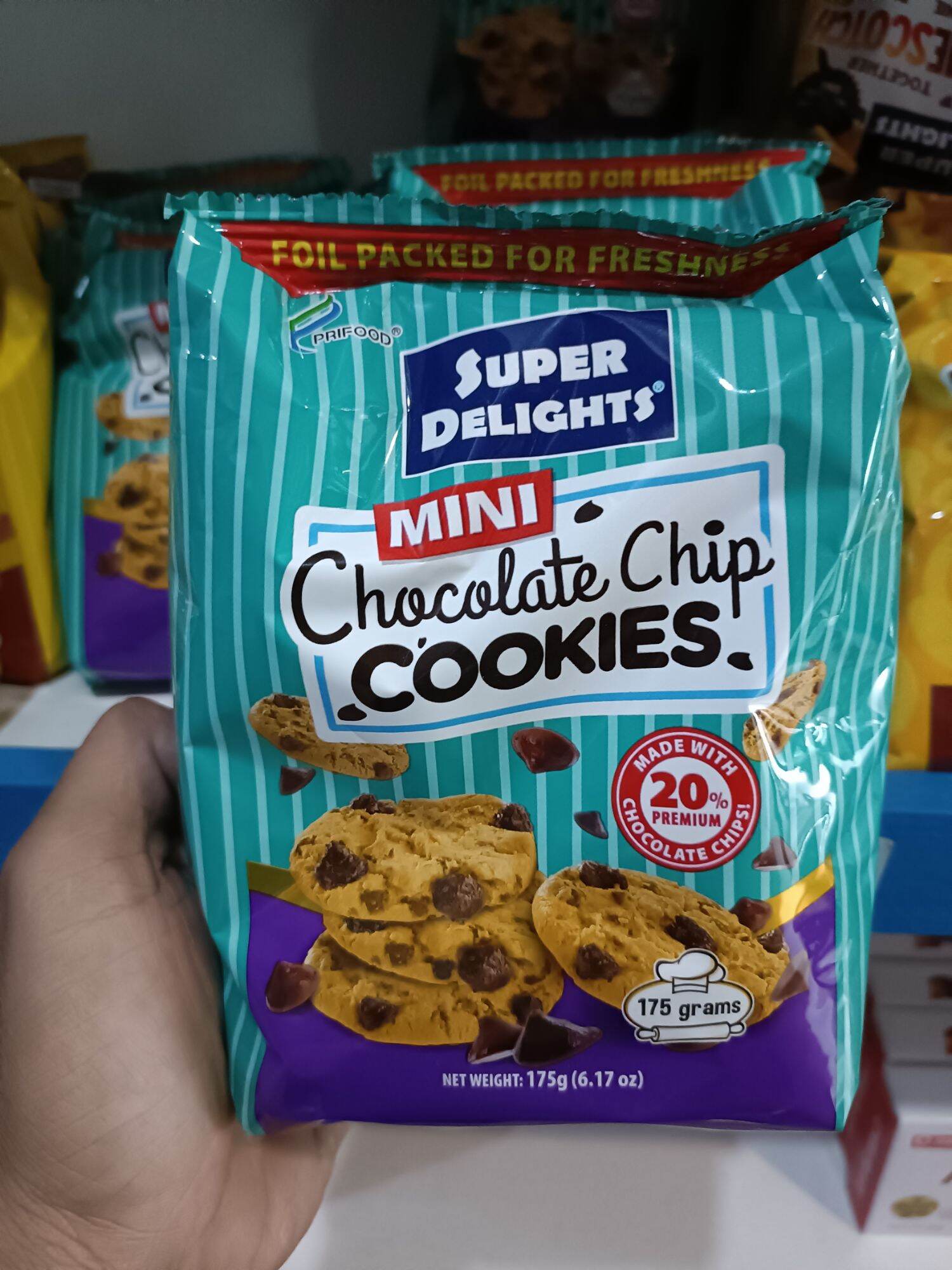 super delights mini chocolate chip cookies 175g | Lazada PH