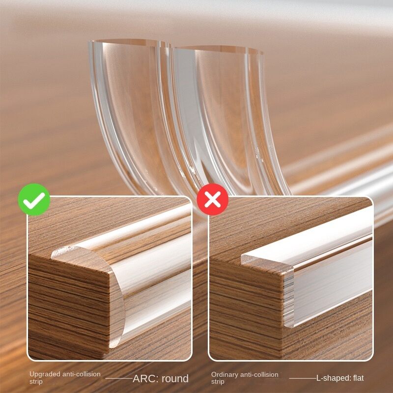 1/2/3M Table Edge Guard Furniture Corner Protector Strip Self Adhesive ...
