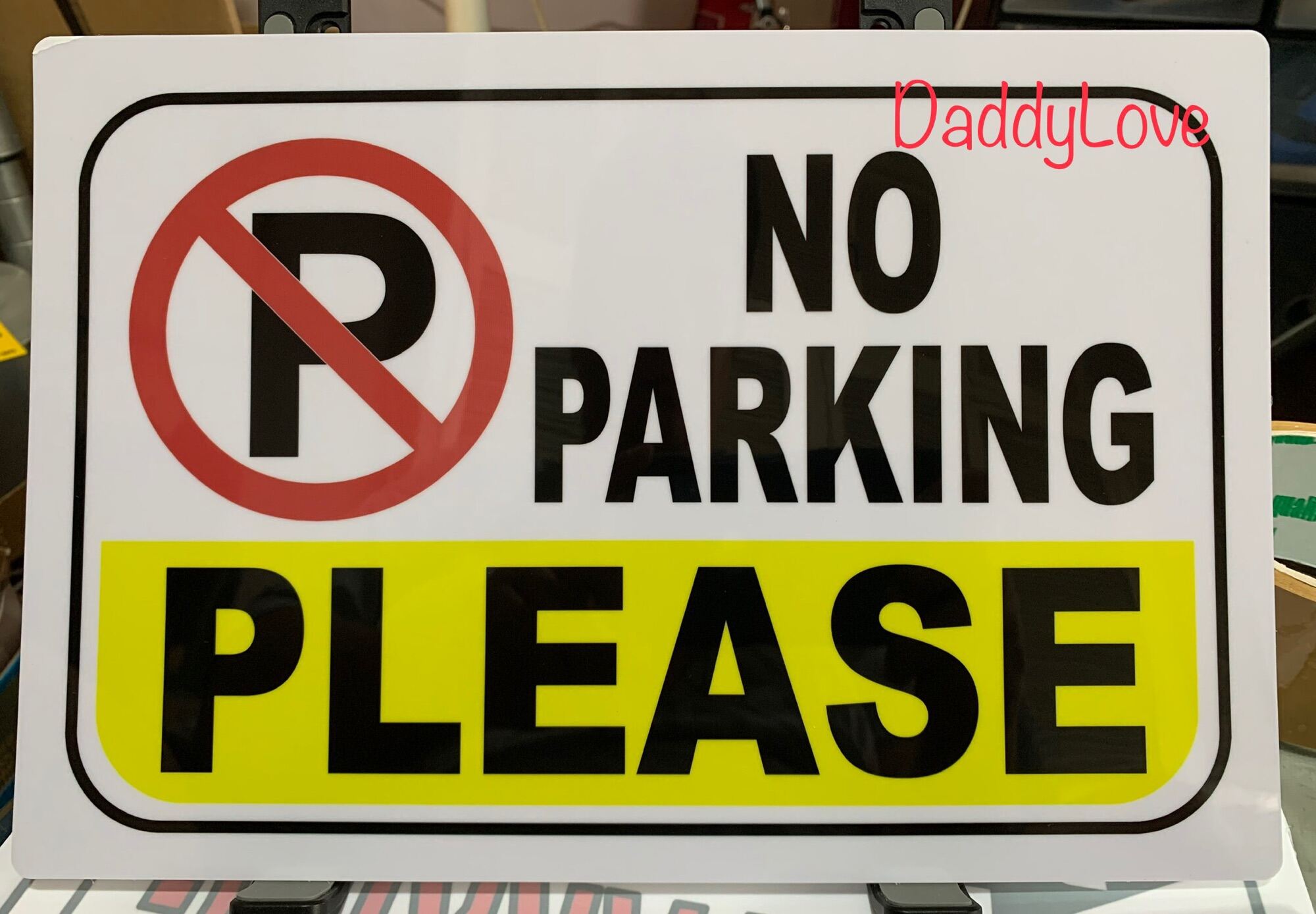 NO PARKING PLEASE PVC HARD SIGNAGE 7.8x11 inches | Lazada PH
