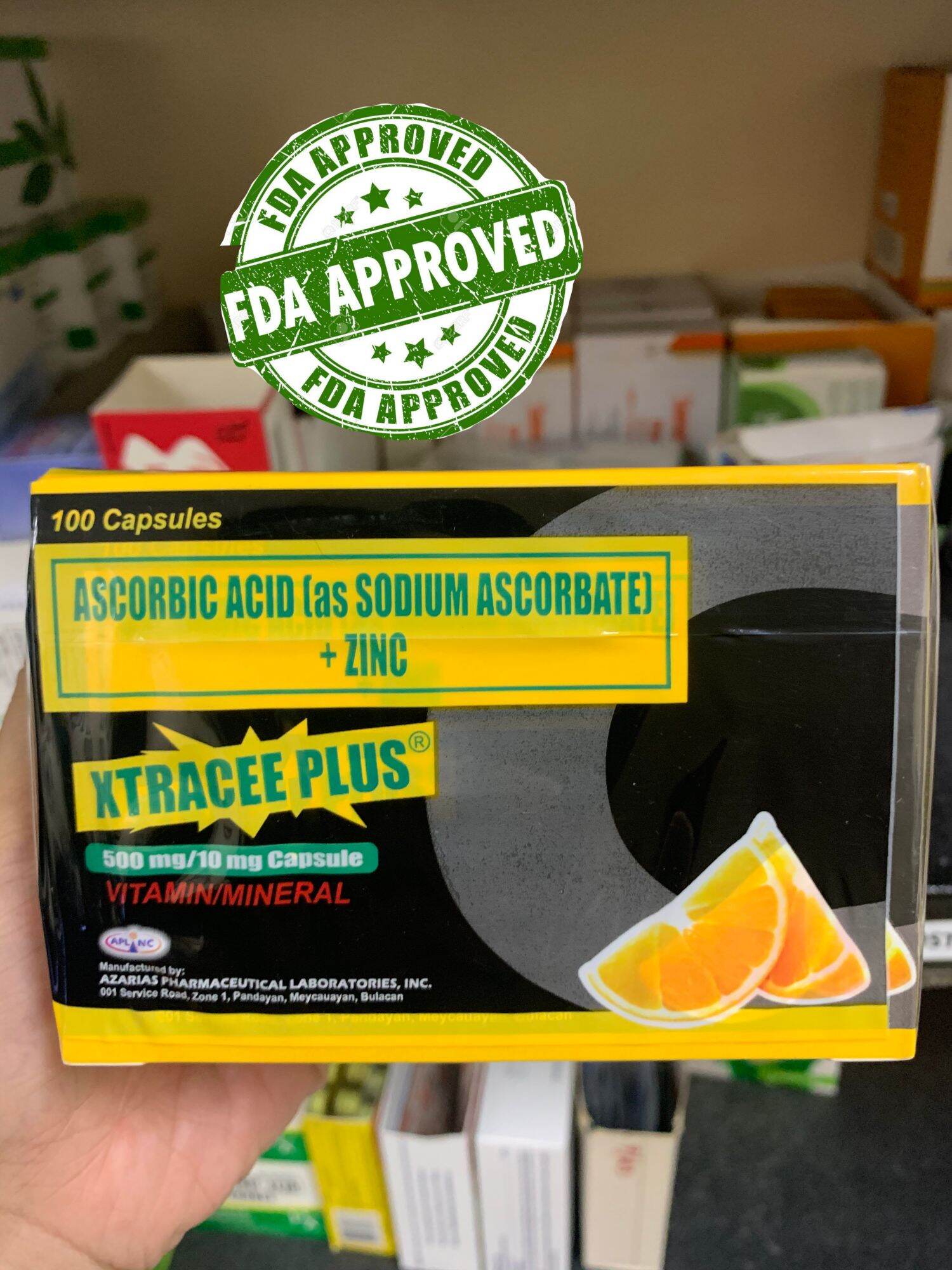 ☑️☑️☑️XTRACEE PLUS, SODIUM ASCORBATE WITH ZINC VITAMIN C 100 Capsules ...