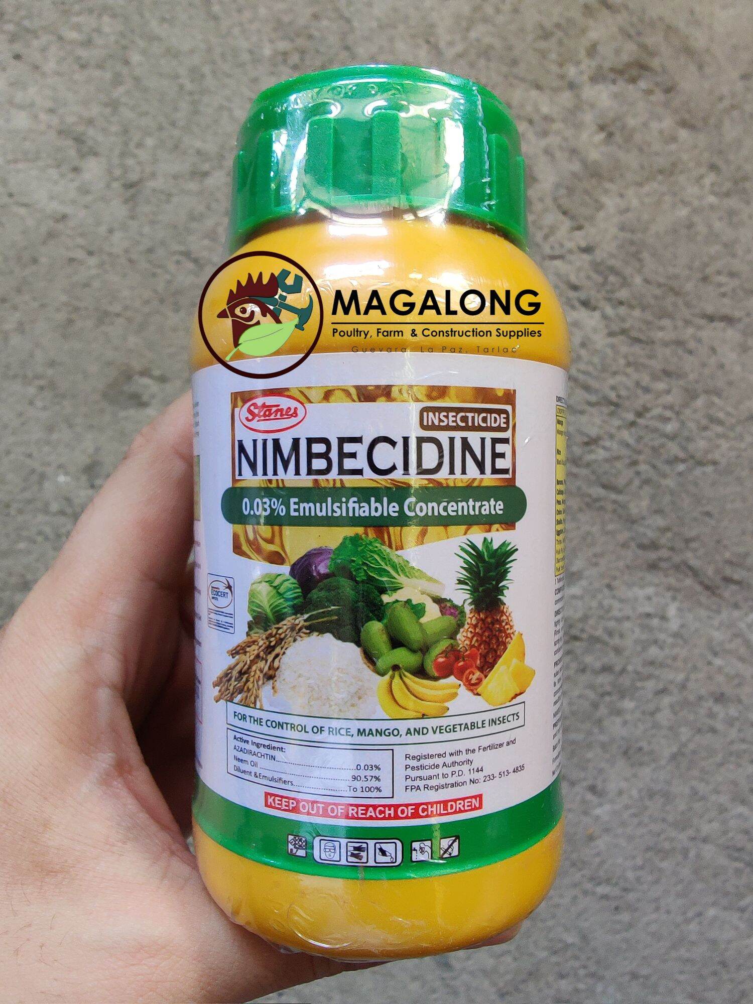 NIMBECIDINE INSECTICIDE - 250 ml - NEEM OIL - ORGANIC INSECTICIDE ...