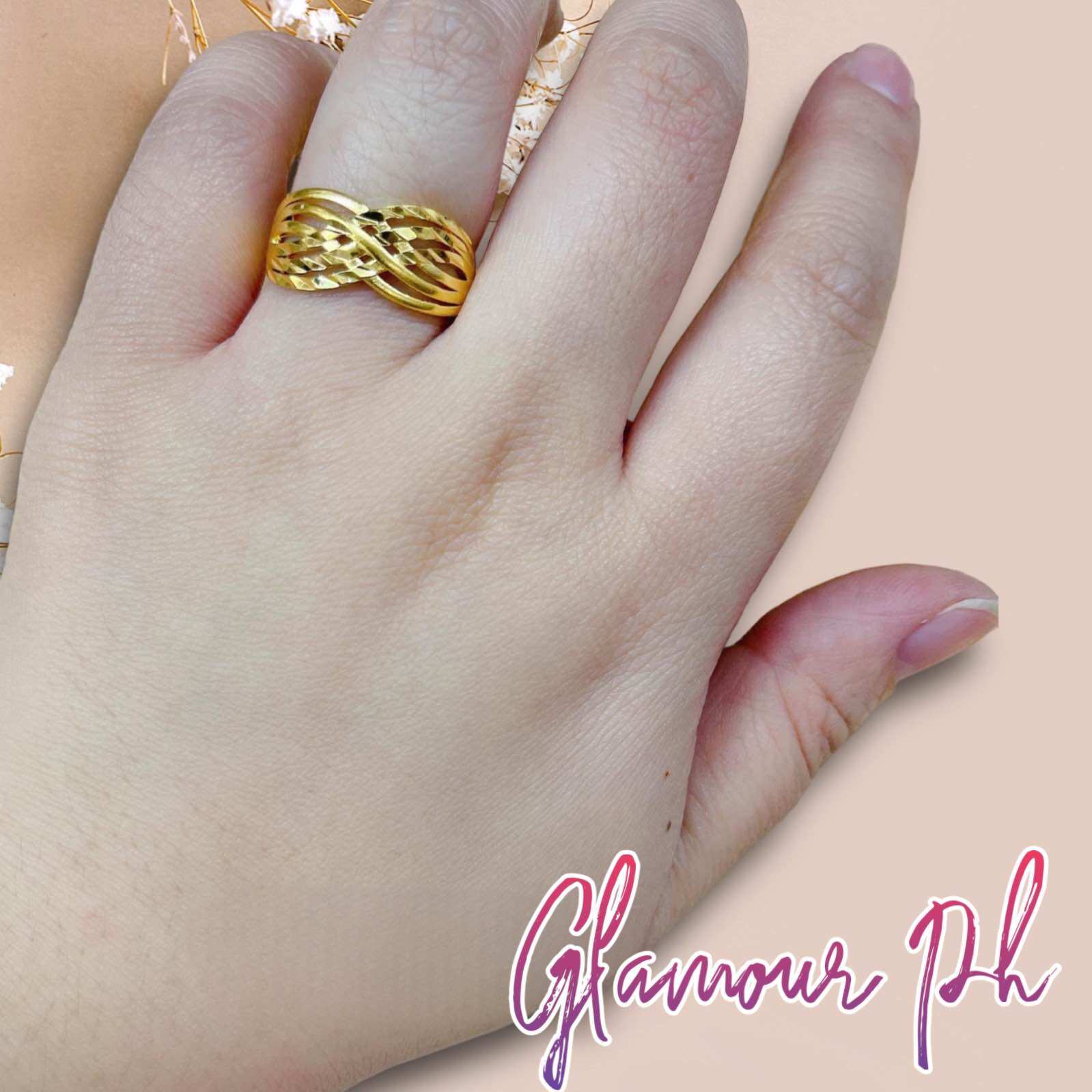 21K Gold Ring NON FADED | Lazada PH