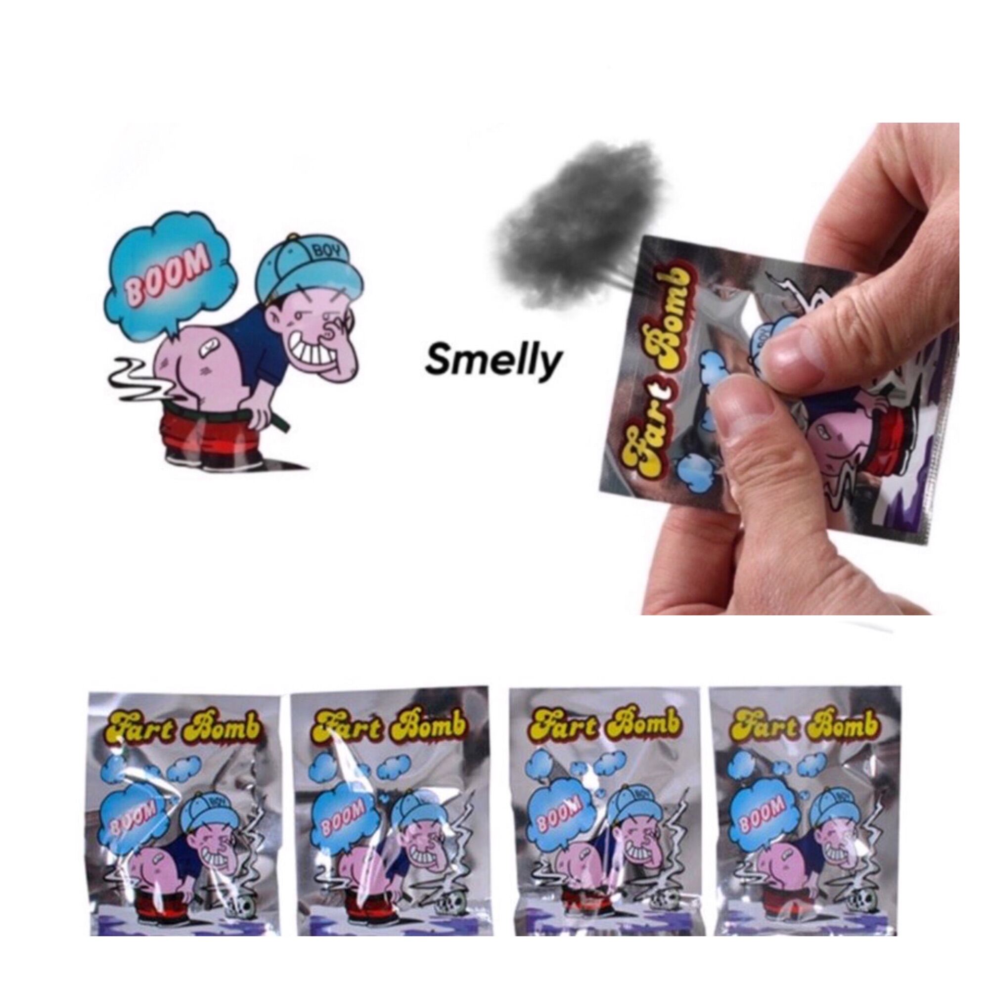 1pc Fart bomb in sachet | bad smell fart prank toy | Lazada PH