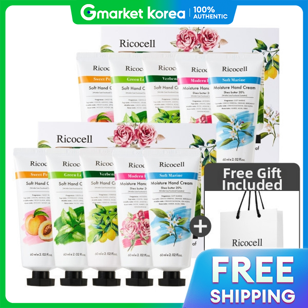 Ricocell | Moisture Hand Cream 5-Piece Set X 2 | Lazada PH