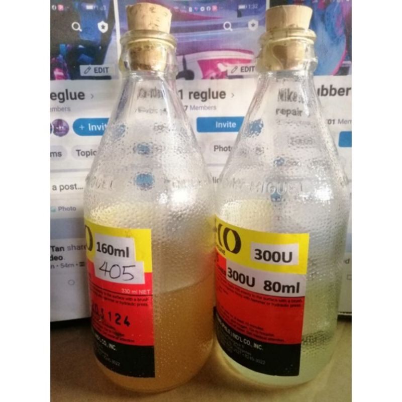 Greco 405 160ml Adhesive + 300u 80ml universal primer for repair rubber ...