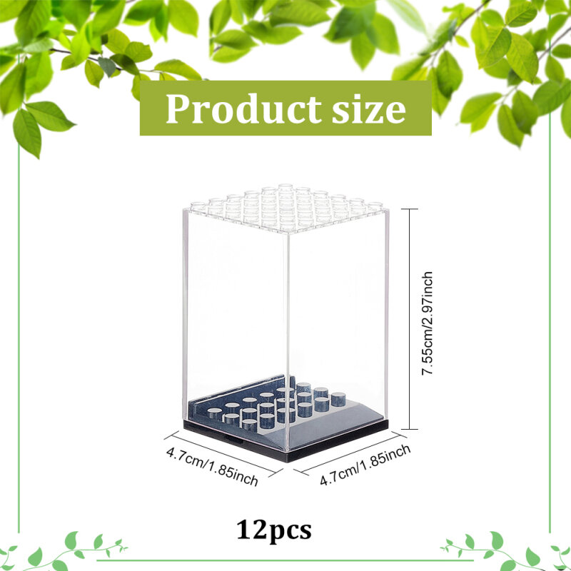 2-Tier Acrylic Display Case Clear Acrylic Display Box Case Stand ...