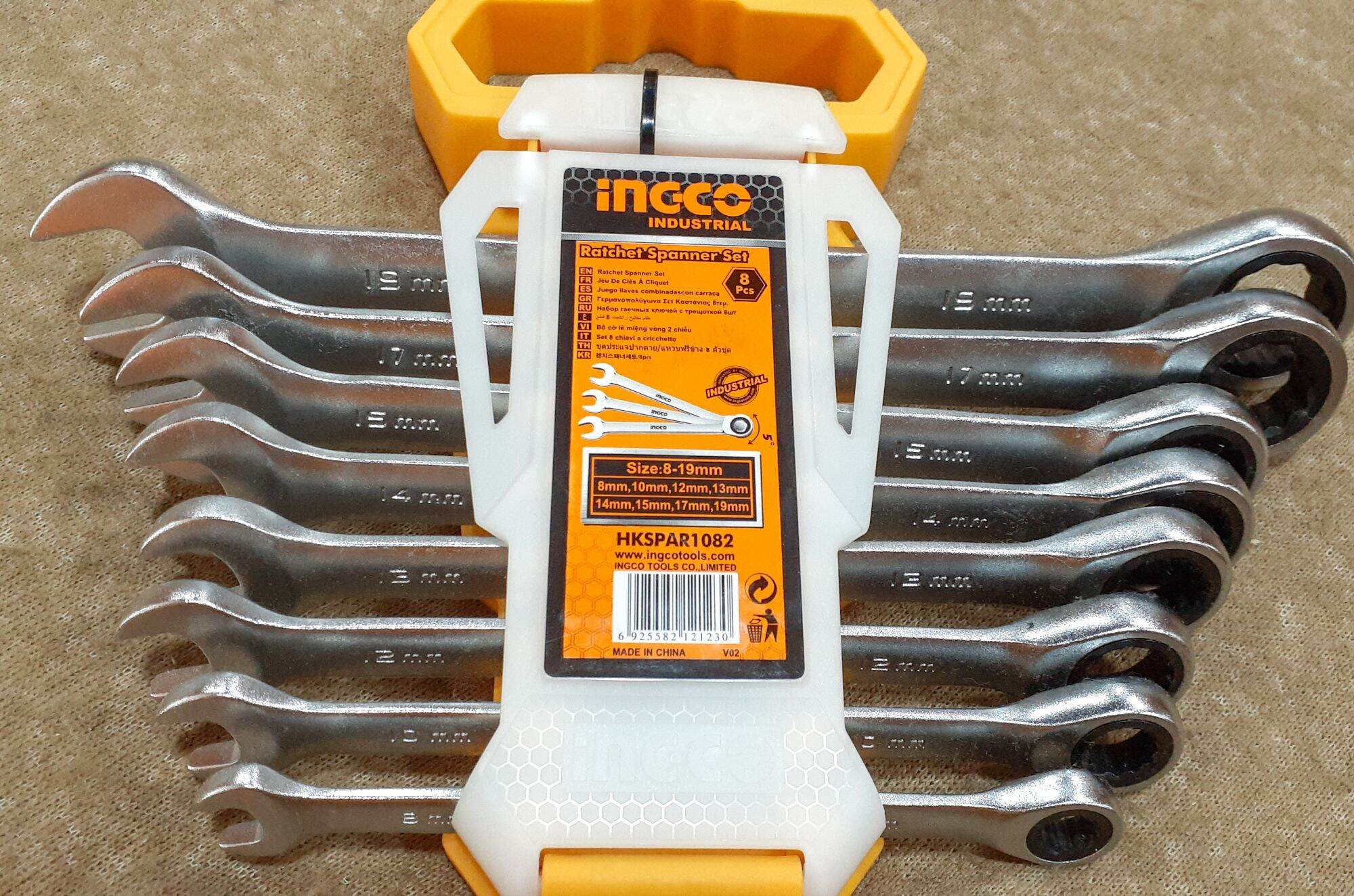 INGCO Ratchet Spanner Set