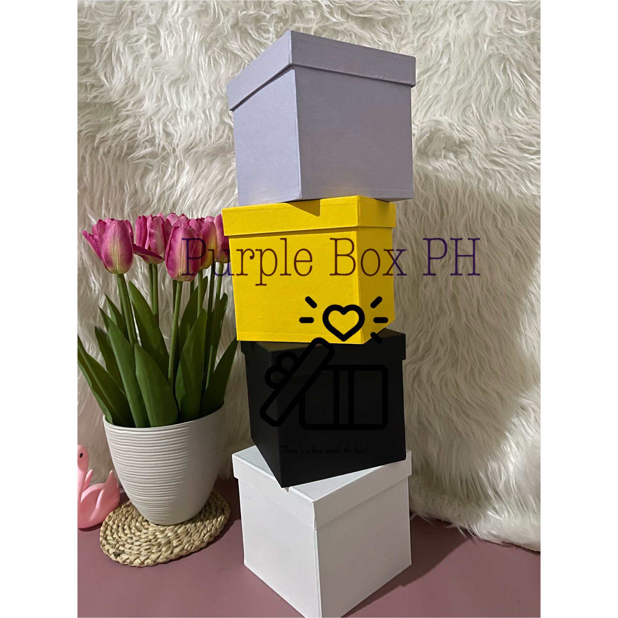 Square box/ hard box/ gift box/ storage box/ craftbox | Lazada PH