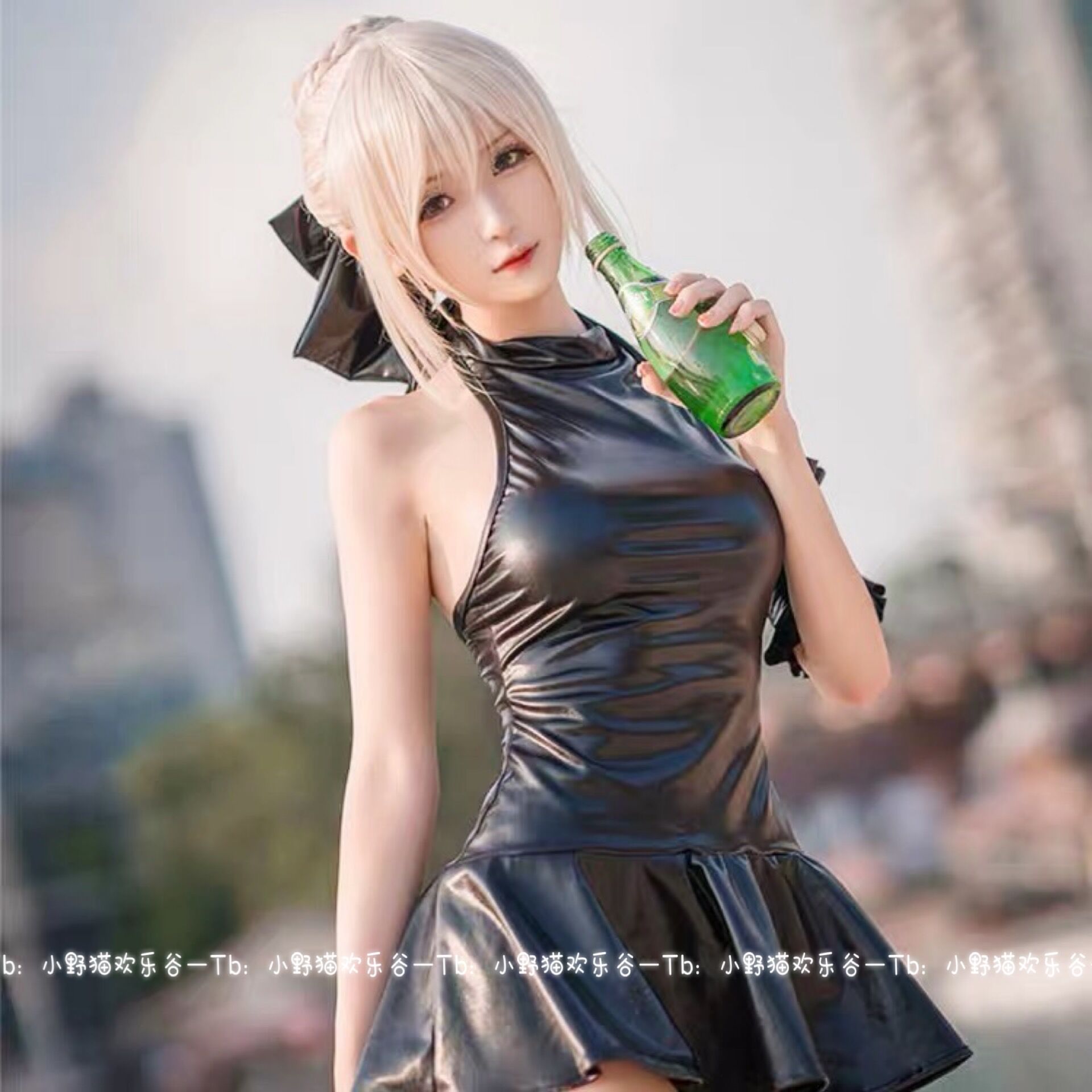 Fate My King Black Saber Sukumizu Cosplay Swimsuit Anime Women Two ...