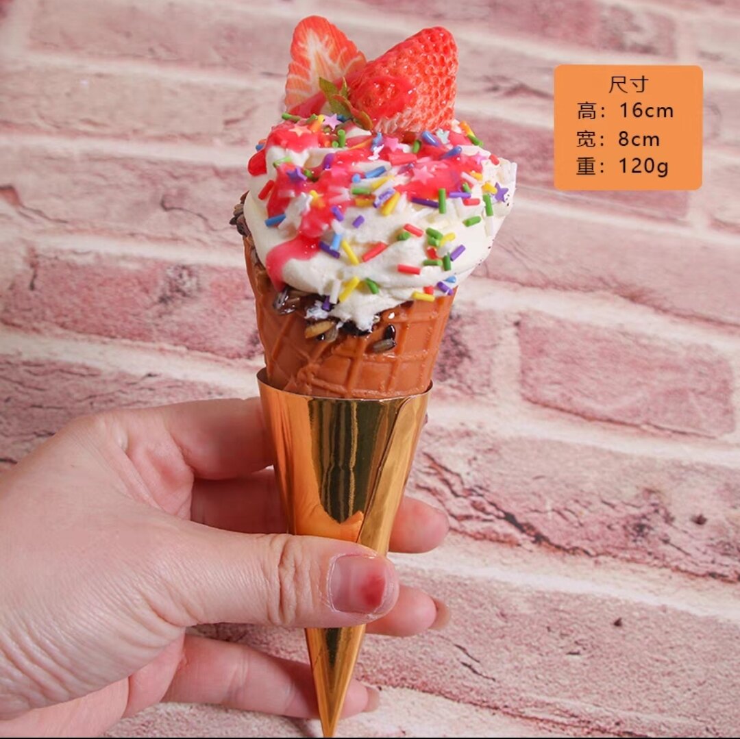 Hot Milk Treasure Simulation Model Net Red Hot Milk Treasure Stall Sample Ice Cream Hot Milk