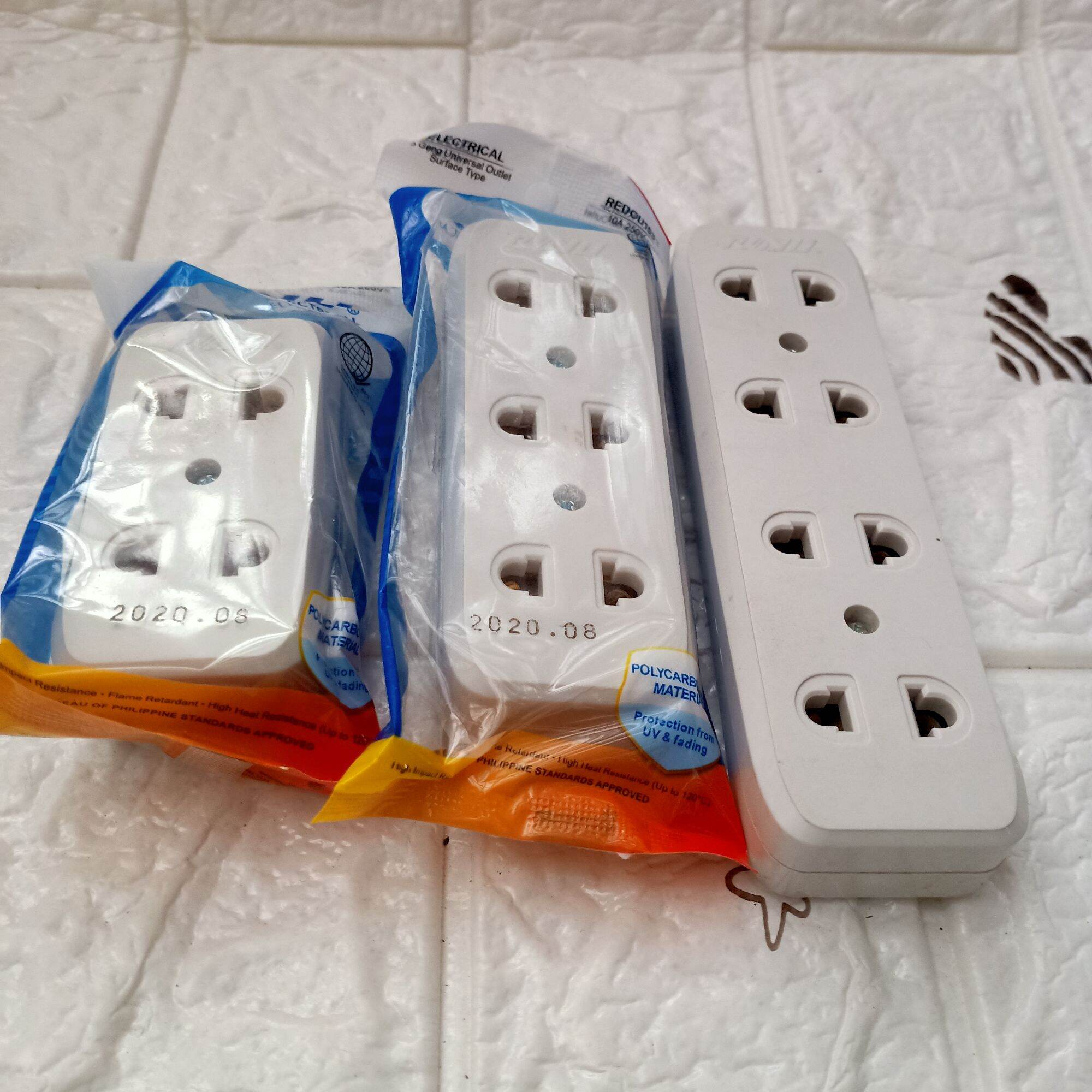 royu spring loaded outlet universal outlet 2gane 3gane 4gane | Lazada PH