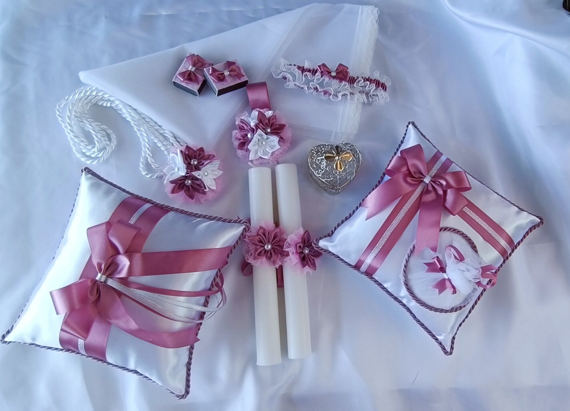 WEDDING ACCESSORIES OLD ROSE MOTIF 11PCS | Lazada PH