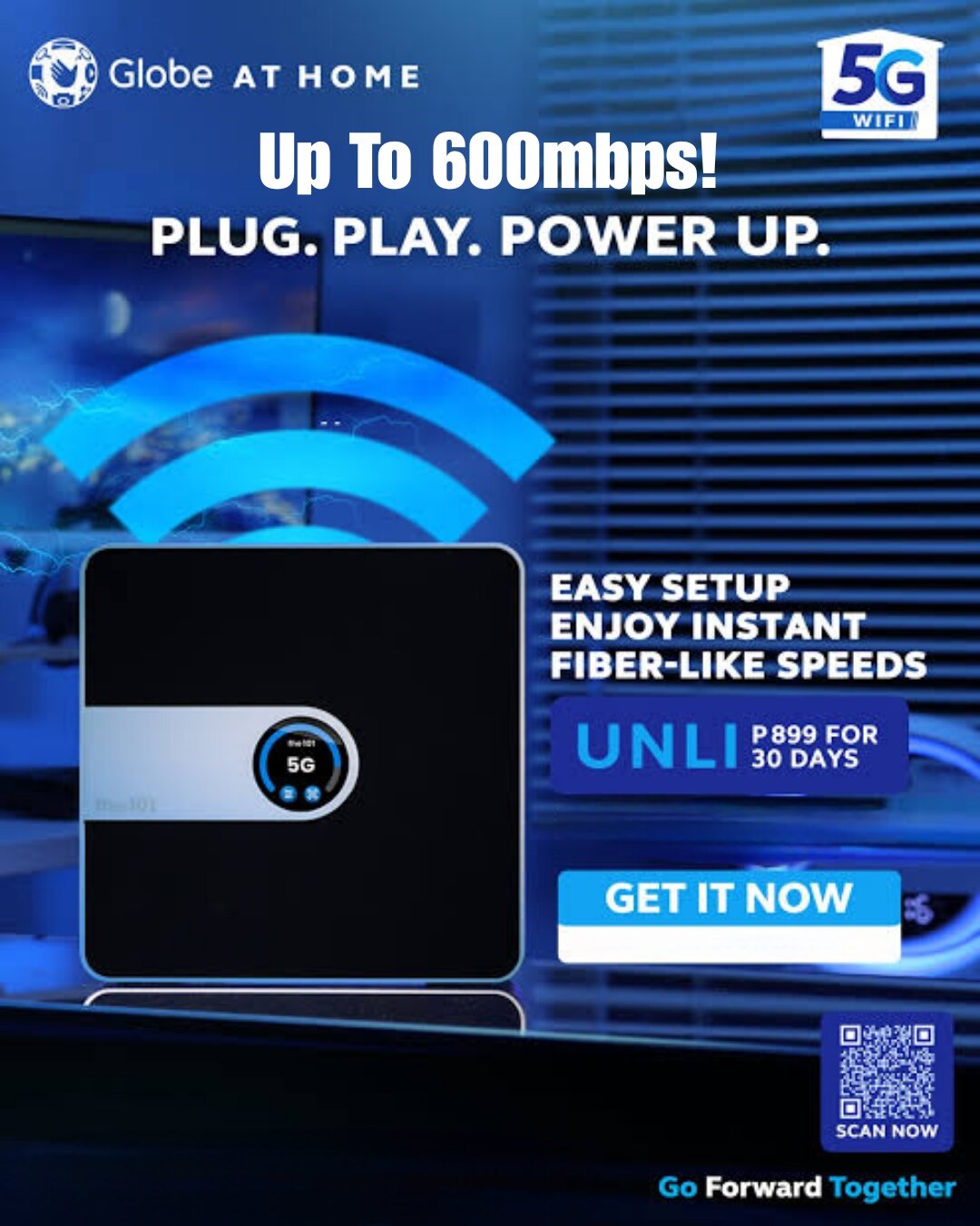 Globe At Home Prepaid WiFi The Rain 101 5G Modem - Openline/Modified ...