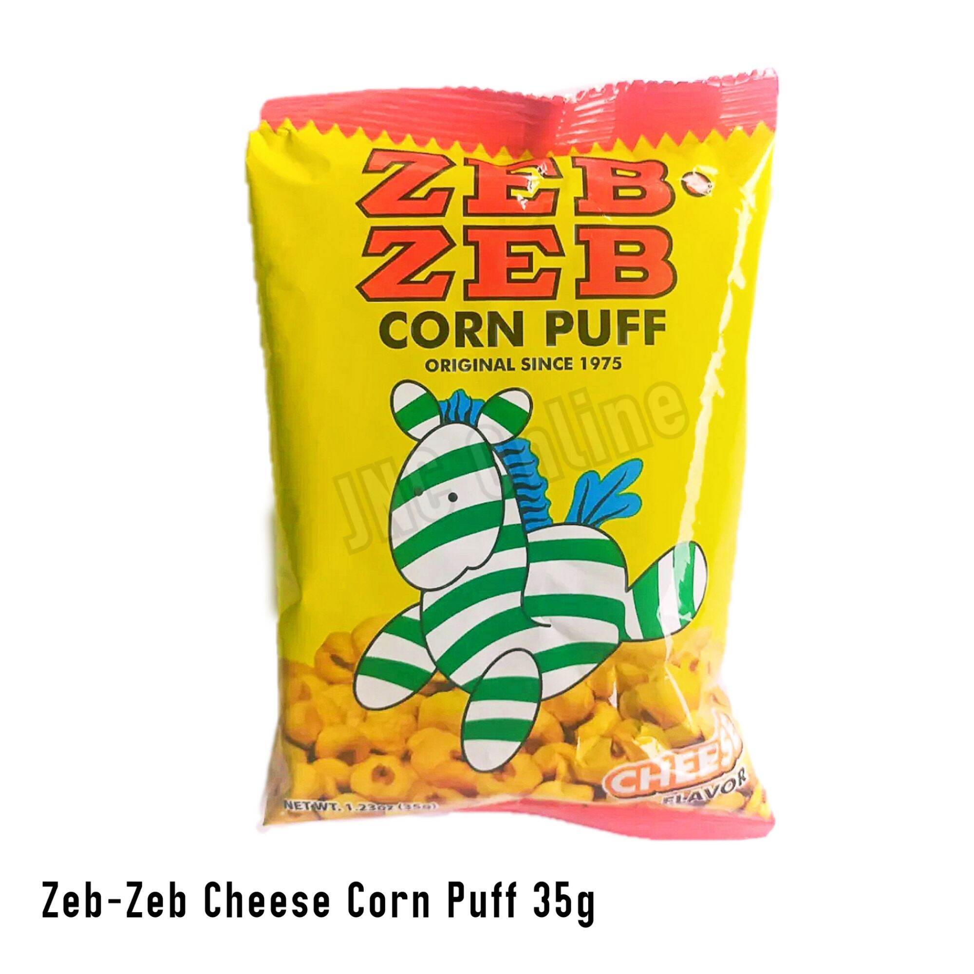 1 Pack | Zeb-Zeb Corn Cheese Puffs Pinoy OG Snacks 35g Jumbo Pack ...
