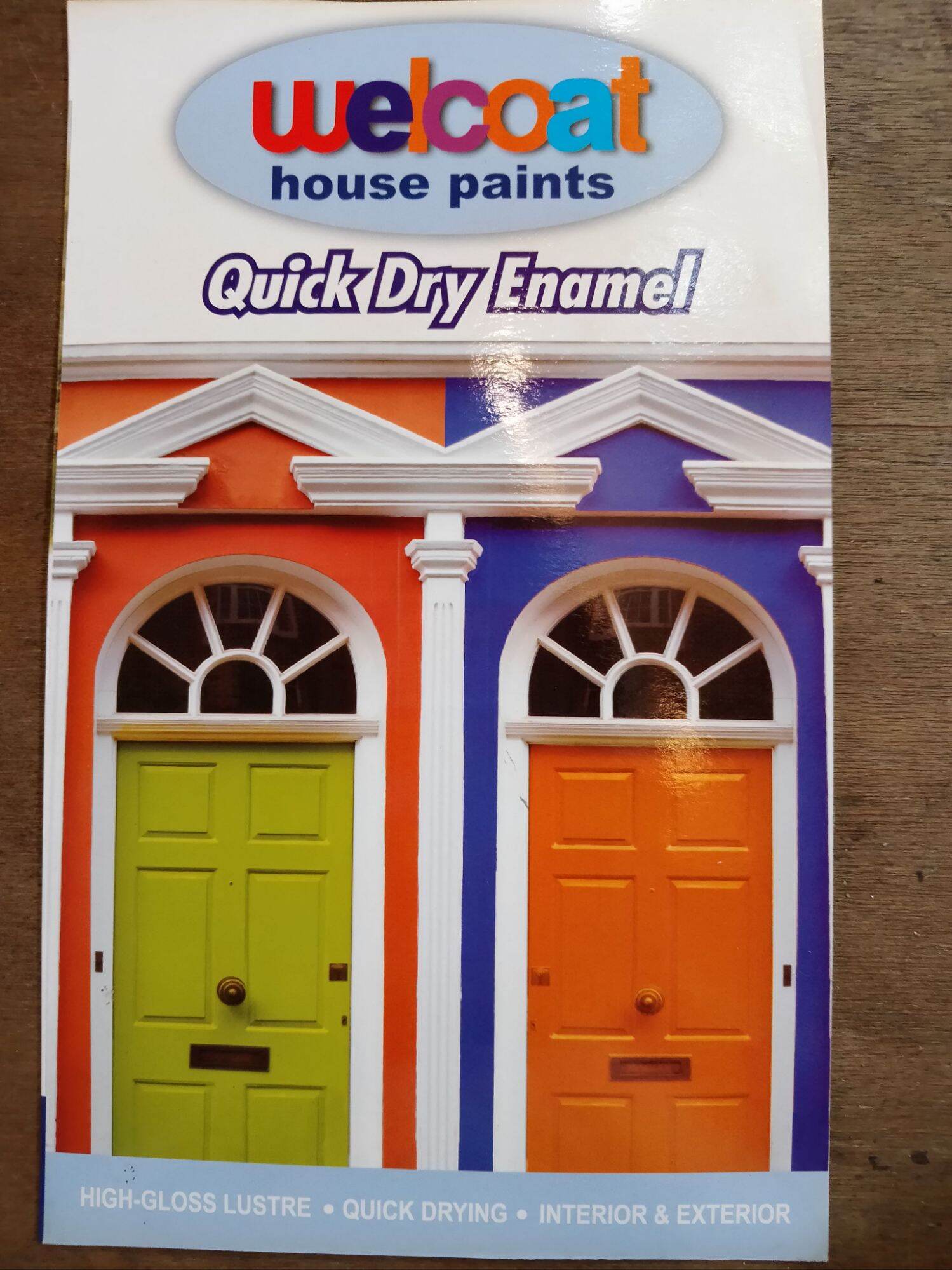 WELCOAT QUICK DRY ENAMEL COLOR CHART COMPLETE GUIDE FOR COLORS WOOD AND ...
