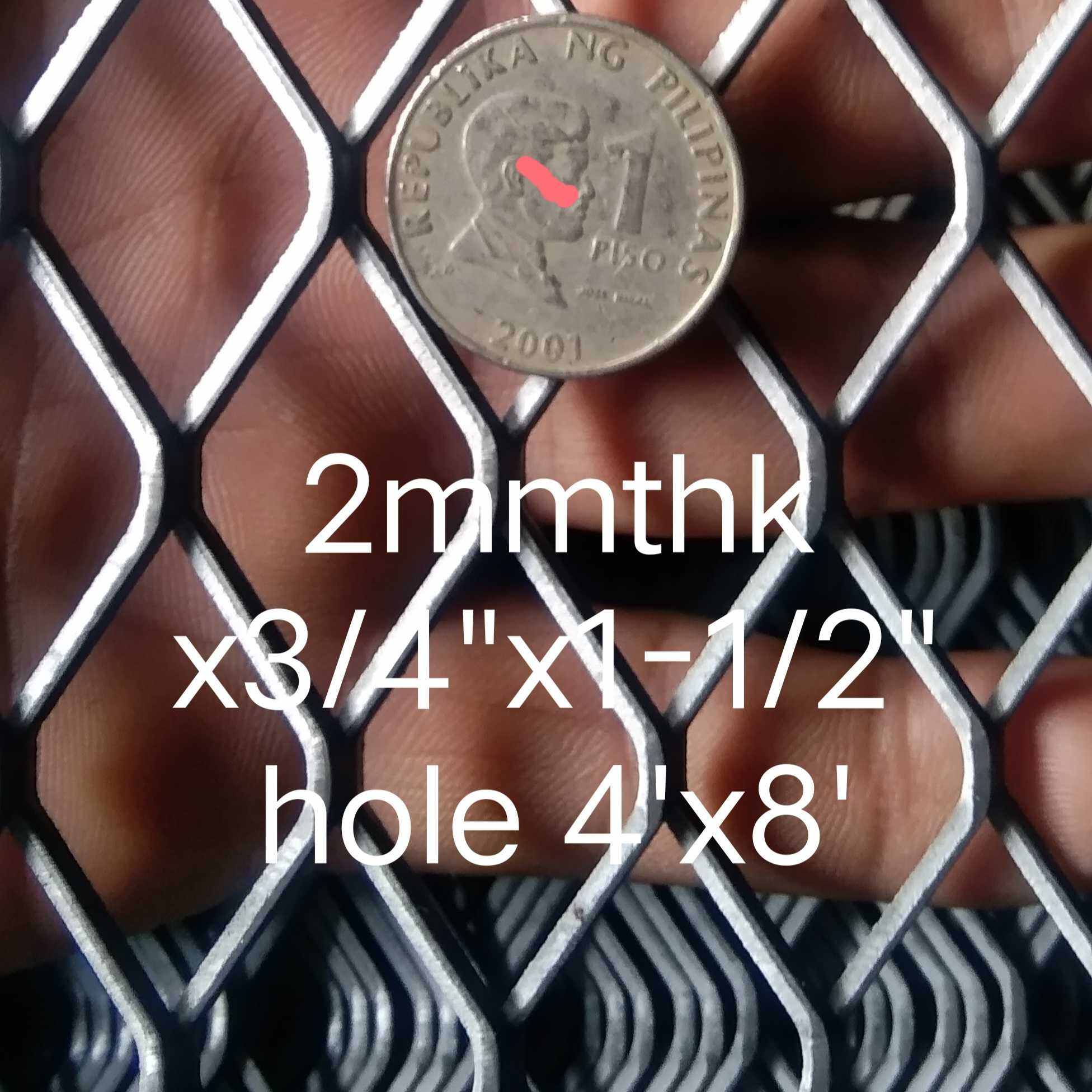 Expanded metal screen 2mmthk 3/4"x1-1/2" hole | Lazada PH