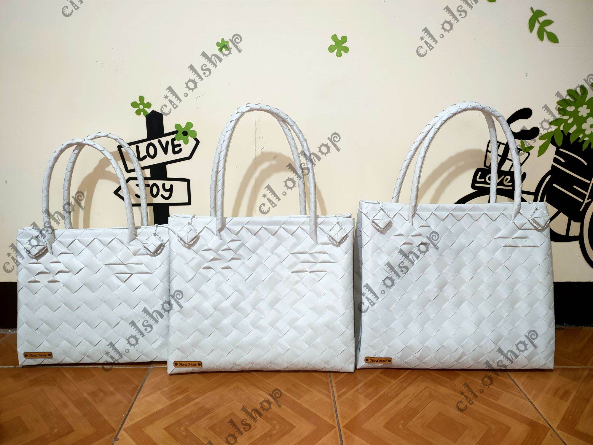 Modern Bayong Bag - Soft Material - Double side lock - Small Size ...