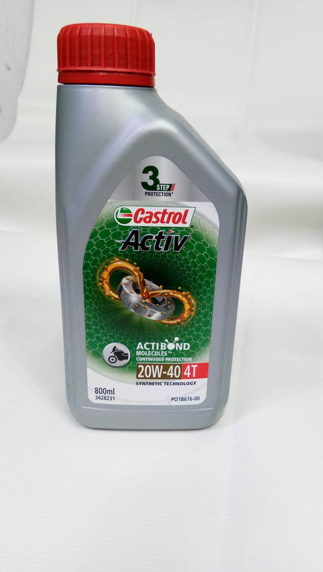 Castrol Activ for Motorcycle 800ml (20W-40) 4T Synthetic Oil | Lazada PH