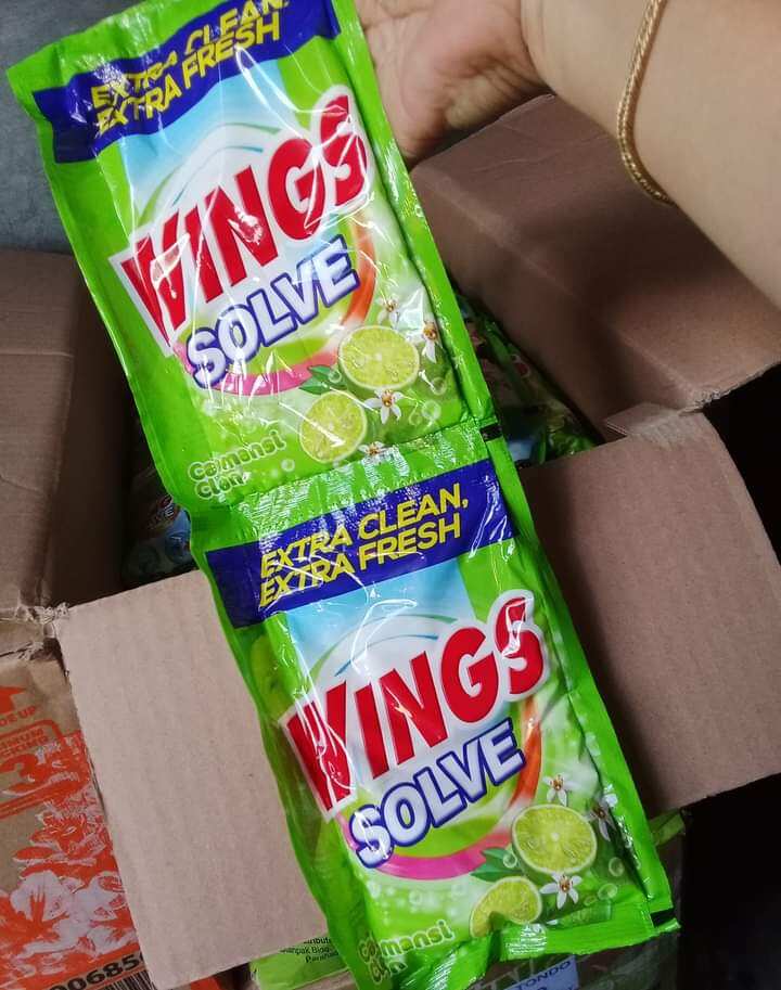 wings detergent powder sachets 6 for 37.00 | Lazada PH