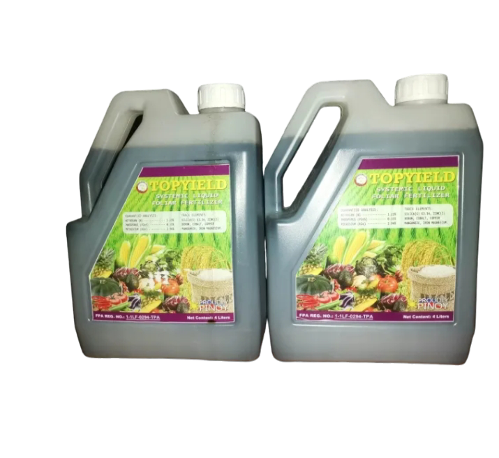 TOPYIELD systemic Liquid foliar fertilizer 4L | Lazada PH