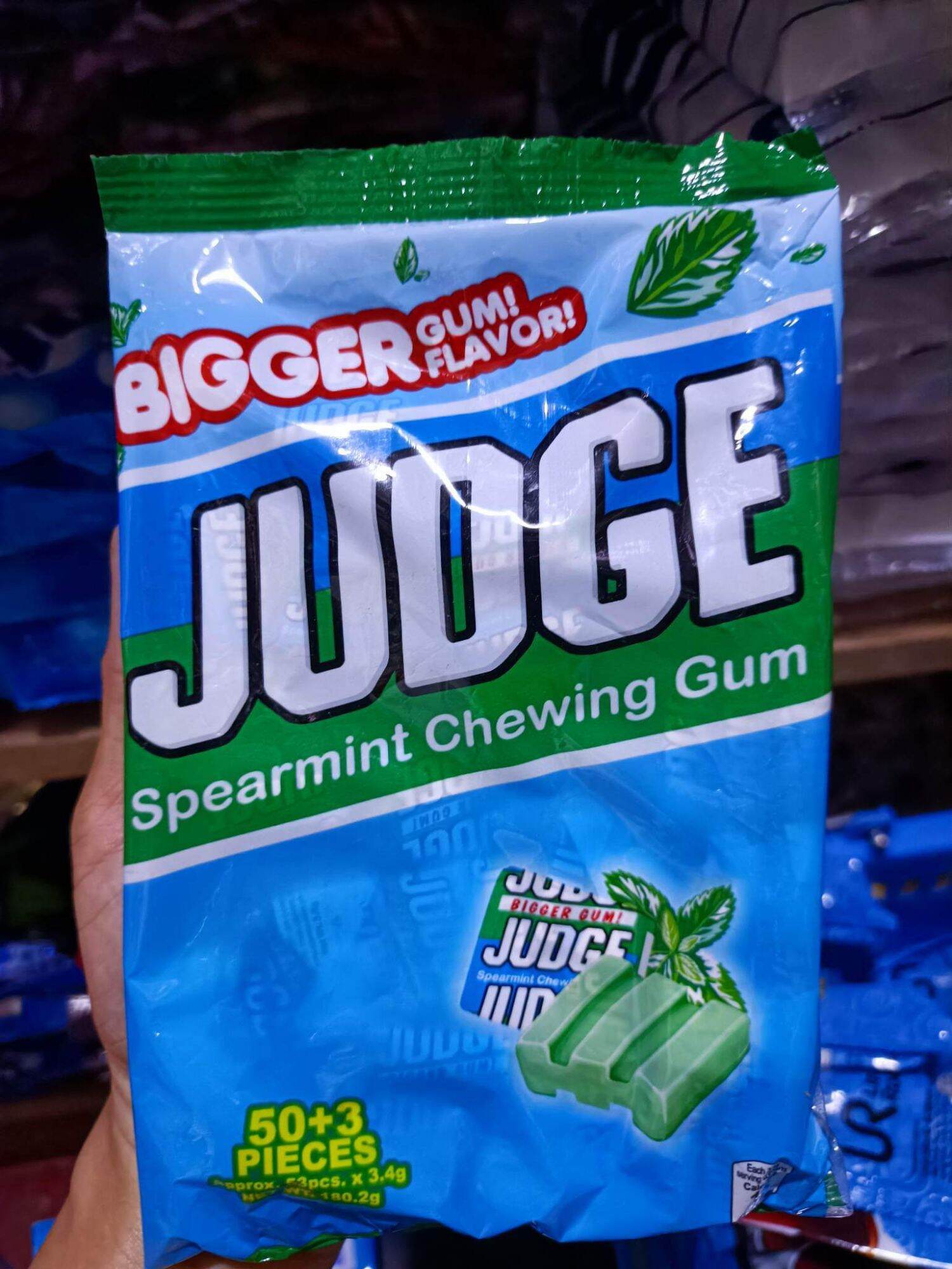 JUDGE Spearmint Chewing Gum 50's (+3pcs free) | Lazada PH