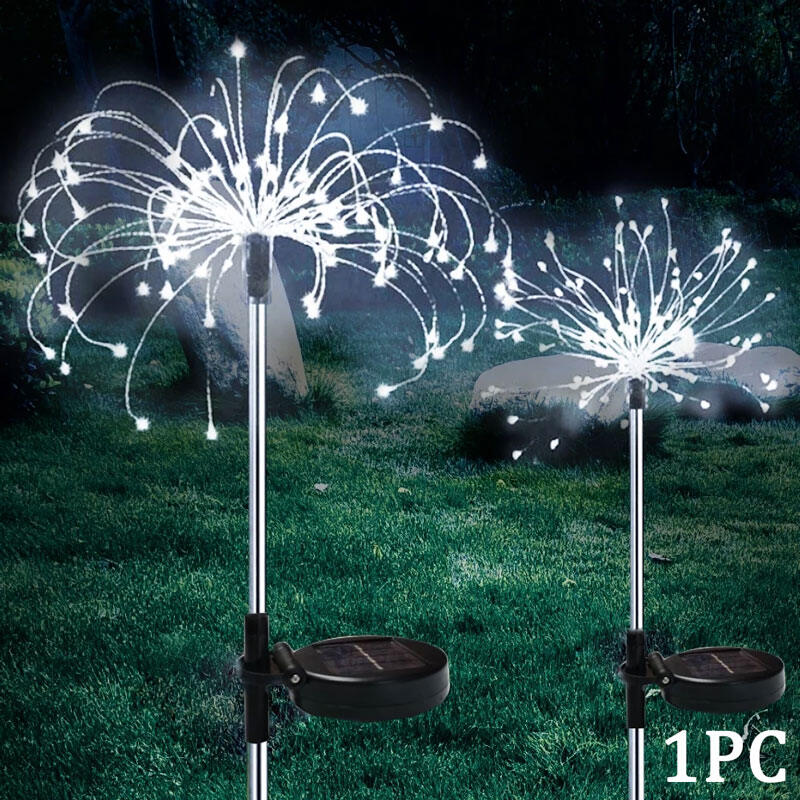 Solar Firework Light 420 LED Grass Globe Dandelion Lights 60/200/300 ...