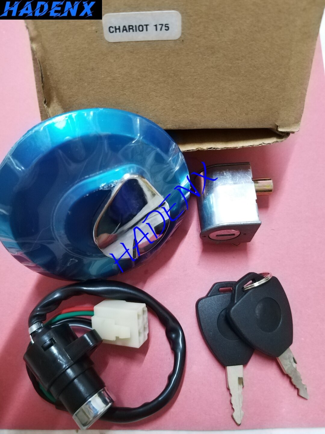 MOTORCYCLE RUSI CHARIOT 175 IGNITION SWITCH ASSY SET/RUSI CHARIOT 175 ...