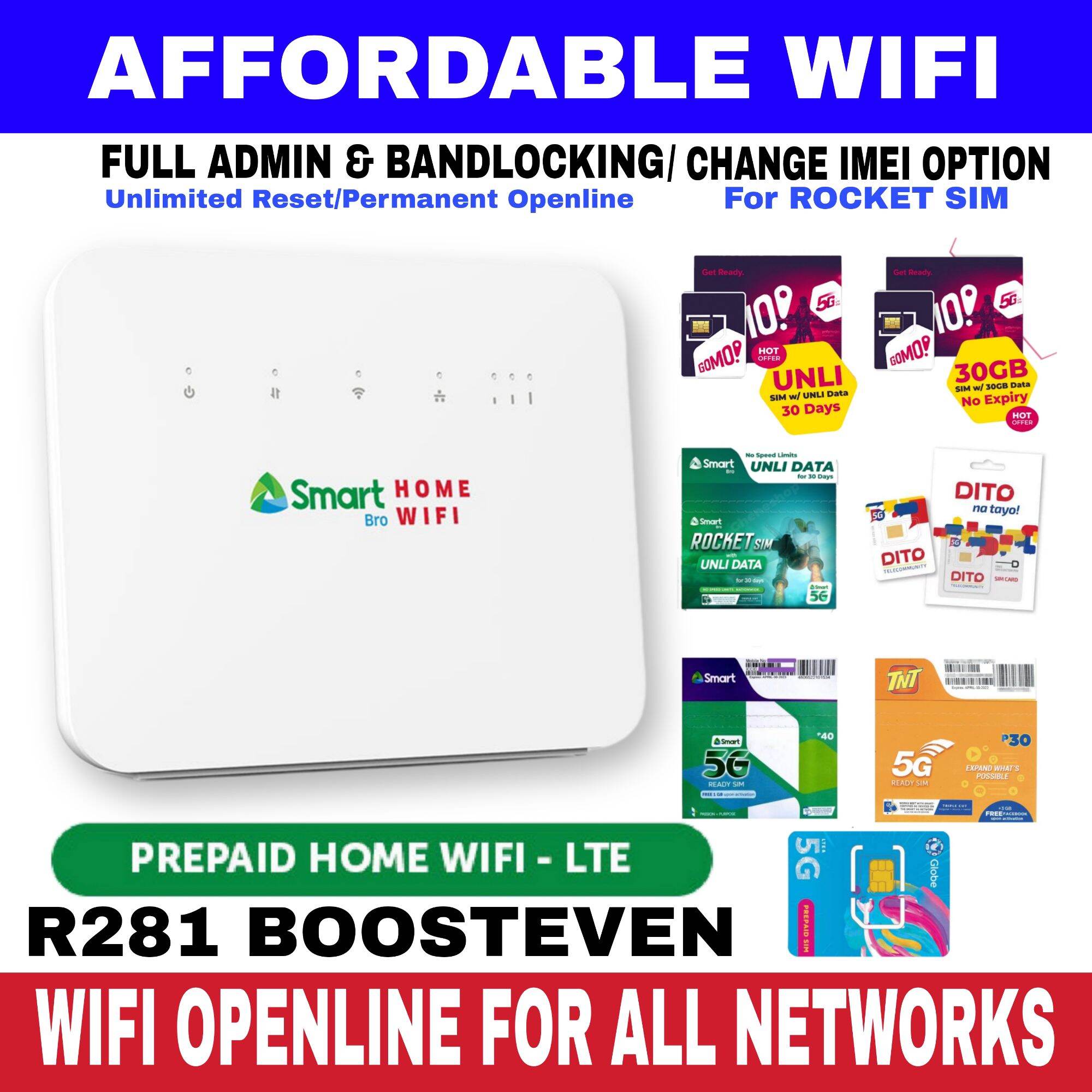 R281 SMART PLDT HOME PREPAID WIFI - PLDT HOME WIFI - SMART BRO HOME ...