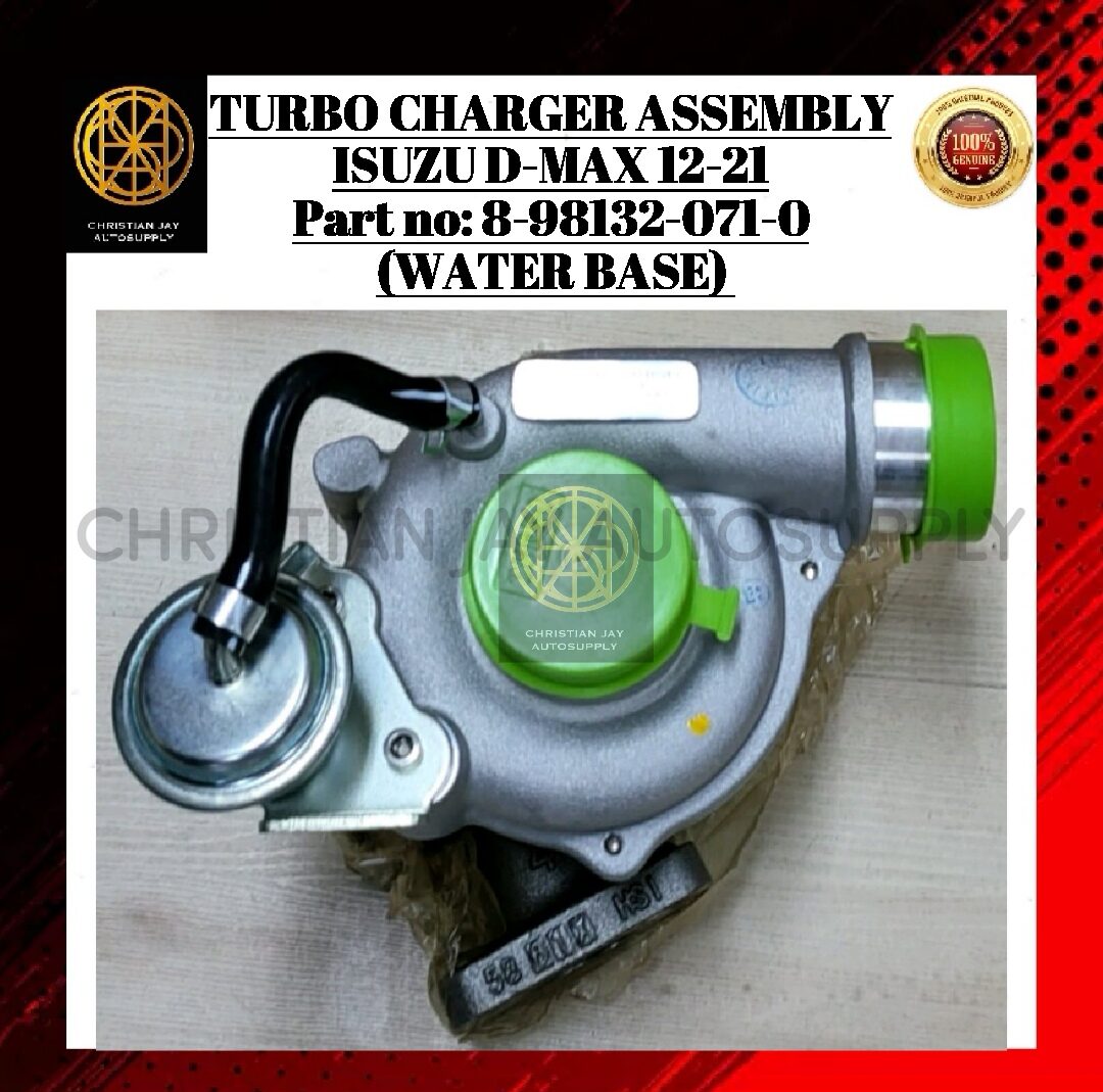 TURBO CHARGER ASSEMBLY ISUZU D-MAX 12-21 (WATER BASE) ENGINE: 4JJ1 PART ...