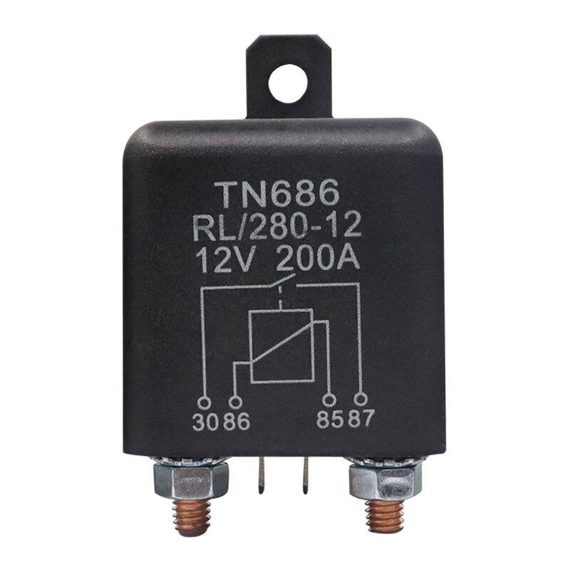 High Current Relay Starting relay 200A 100A 12V/24V Power Automotive ...