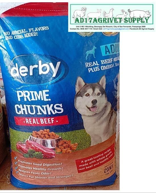 Derby Prime Chunks Real Beef for Dog | Lazada PH